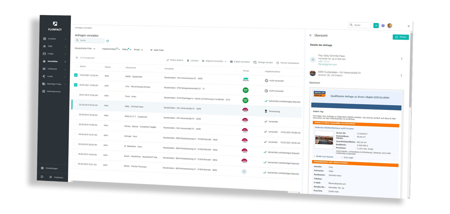 Funktionen - FLOWFACT