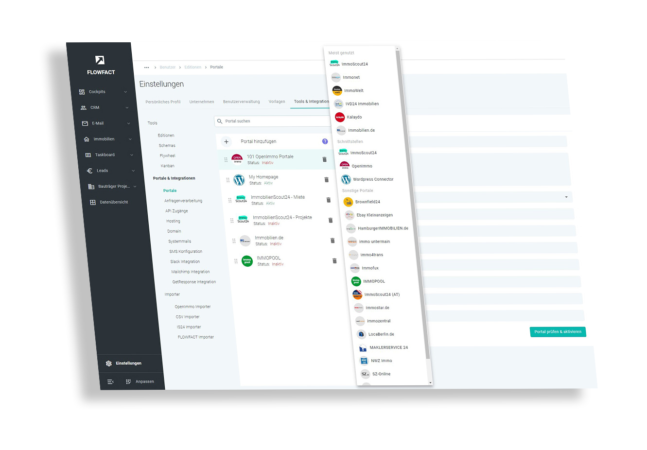 Funktionen - FLOWFACT